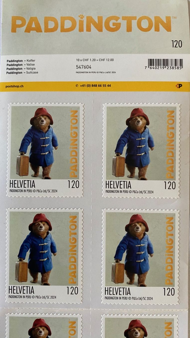 Paddington in Peru, Koffer. 10er Bogen. Postfrisch | Kaufen auf Ricardo