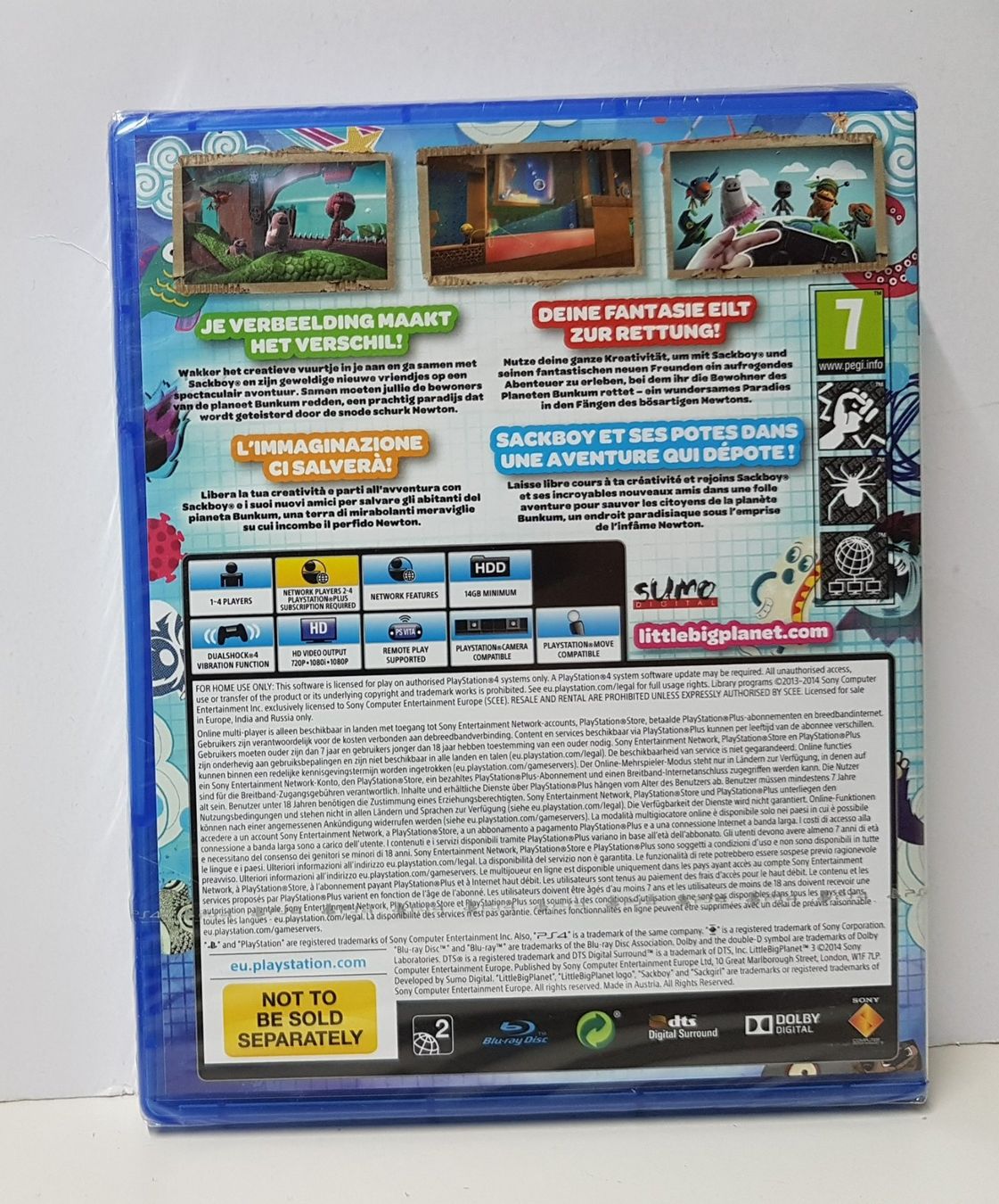 Little Big Planet 3 aufregende Abenteuer / Neu PS4 (Neu und ...