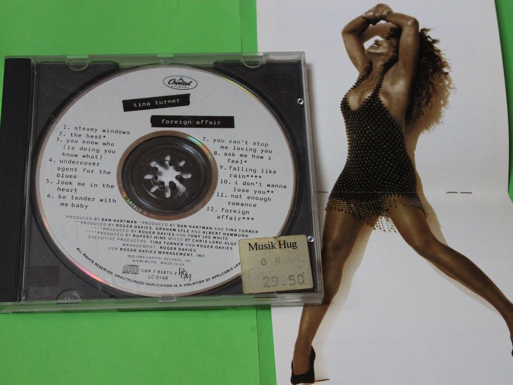 TINA TURNER - FOREIGN AFFAIR (inkl. The Best) CD 1989 UK (Gebraucht) in Tübach für CHF 23.95 ...
