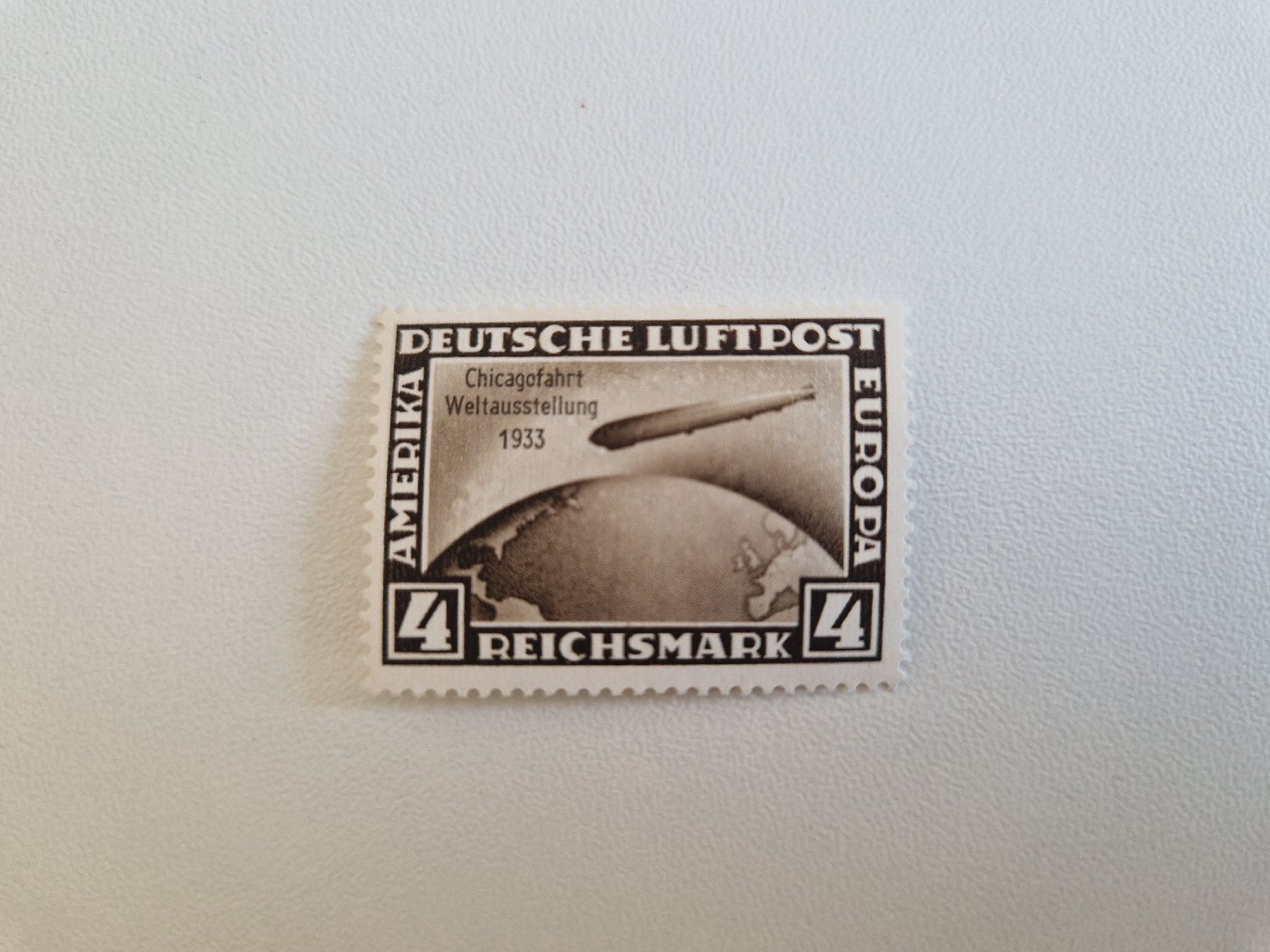 Deutsches Reich Briefmarke POSTFRISCH Chicago Mi 498 1933 (Neu (gemäss ...