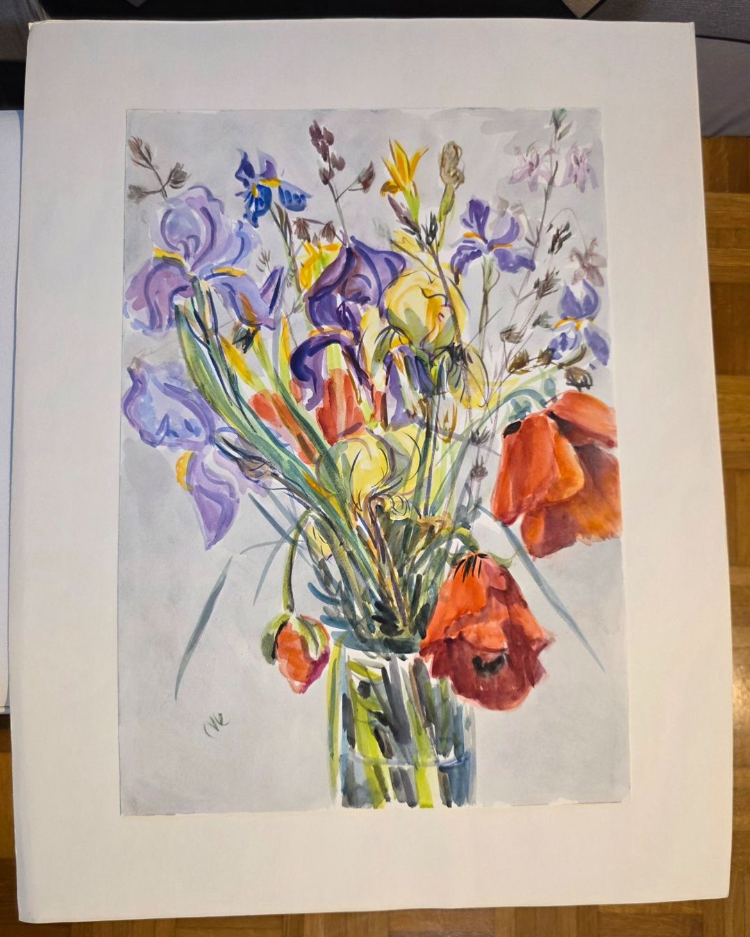 Aquarell Clara Vogelsang Eymann (50×35) 40 % seines Wertes (Gebraucht ...