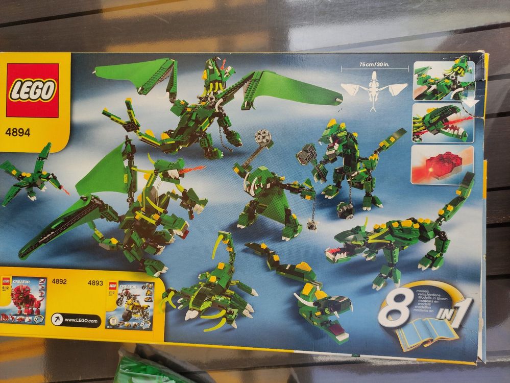 LEGO CREATOR 4894 Mythical Creatures Drachen (Gebraucht) in Stein am ...