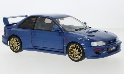 Subaru Impreza Coupé B22 STi 1998 RHD dunkelblau met. 1:18 | Kaufen auf ...