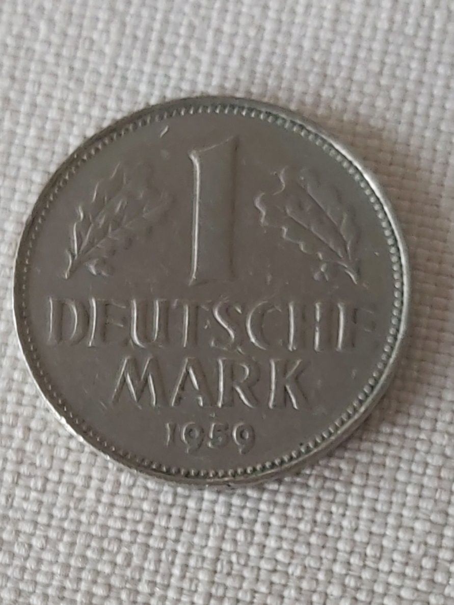 1 Deutsche Mark, Jahrgang 1959, Top Zustand, Rarität! (Gebraucht) in ...