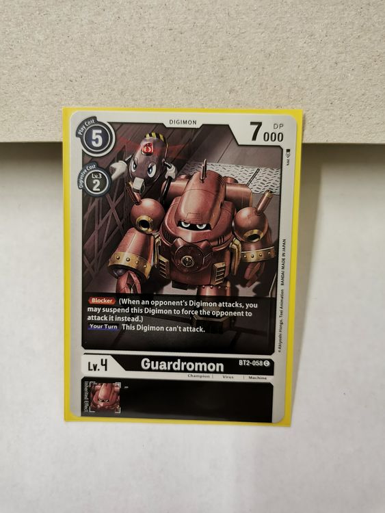 Digimon/Guardromon BT2-058 – Common (Neu (gemäss Beschreibung)) in ...