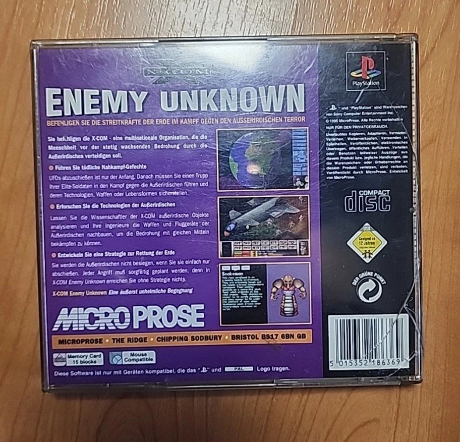 X-COM: Enemy Unknown – Sony PlayStation 1 PS1 – PAL (Gebraucht) in ...
