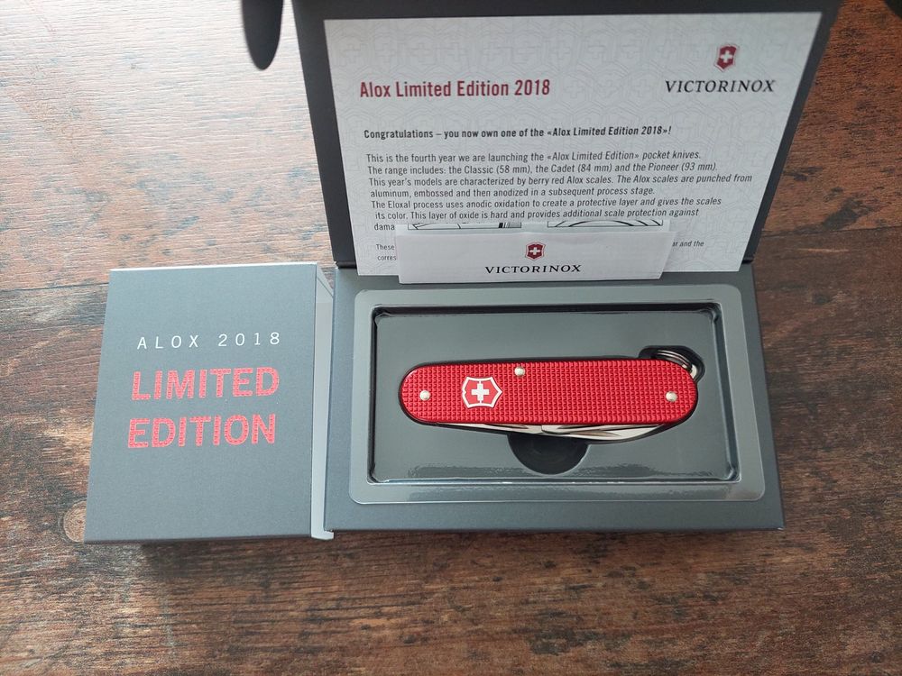 Victorinox Alox Cadet 2018 Limited Edition (Neu und originalverpackt ...