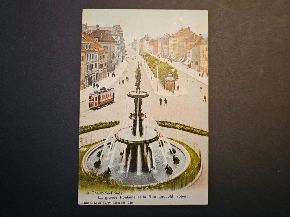 Antike PK Postkarte La Chaux de Fonds (Gebraucht) in Dallenwil für CHF 5 – mit Lieferung auf ...