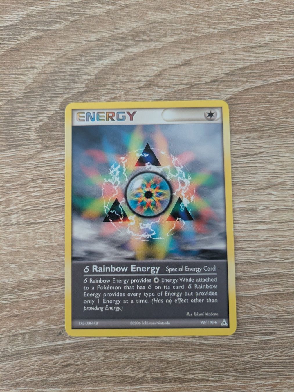 RAINBOW ENERGY, EX HOLON PHANTOMS, 98/110, UNC, 2006, ENG (Gebraucht ...