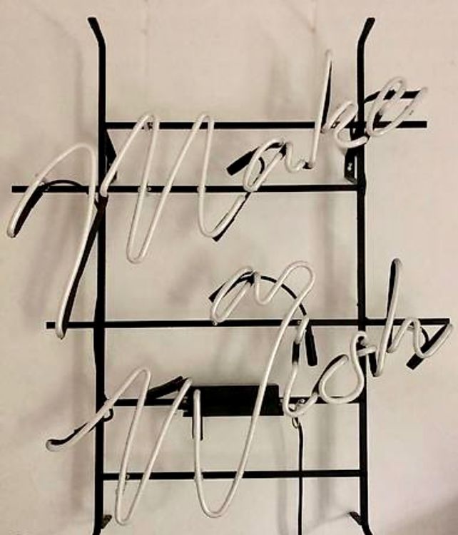 Neon Schriftzug Make a Wish | Kaufen auf Ricardo