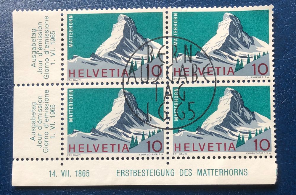4 er Block Nr.433 mit Stempel Bern (Gebraucht) in Aarau für CHF 0.6 ...