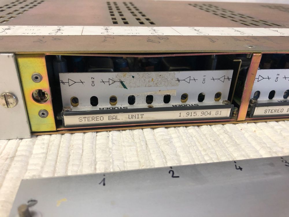 Studer Stereo Balancing Unit (defekt) | Kaufen auf Ricardo