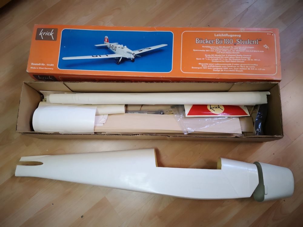 Modellflugzeug, Bücker Bü 180 "Student" | Kaufen auf Ricardo