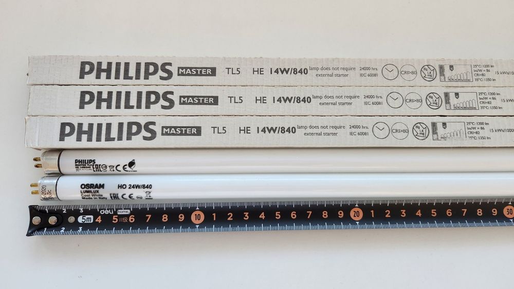 3xPhilips fluorescent tube Leuchtstoff TL5 HE 14W/840 master | Kaufen ...