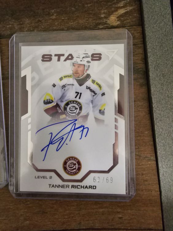 Signed Stars Tanner Richard Geneve-Servette Sportzoo (Neu (gemäss ...