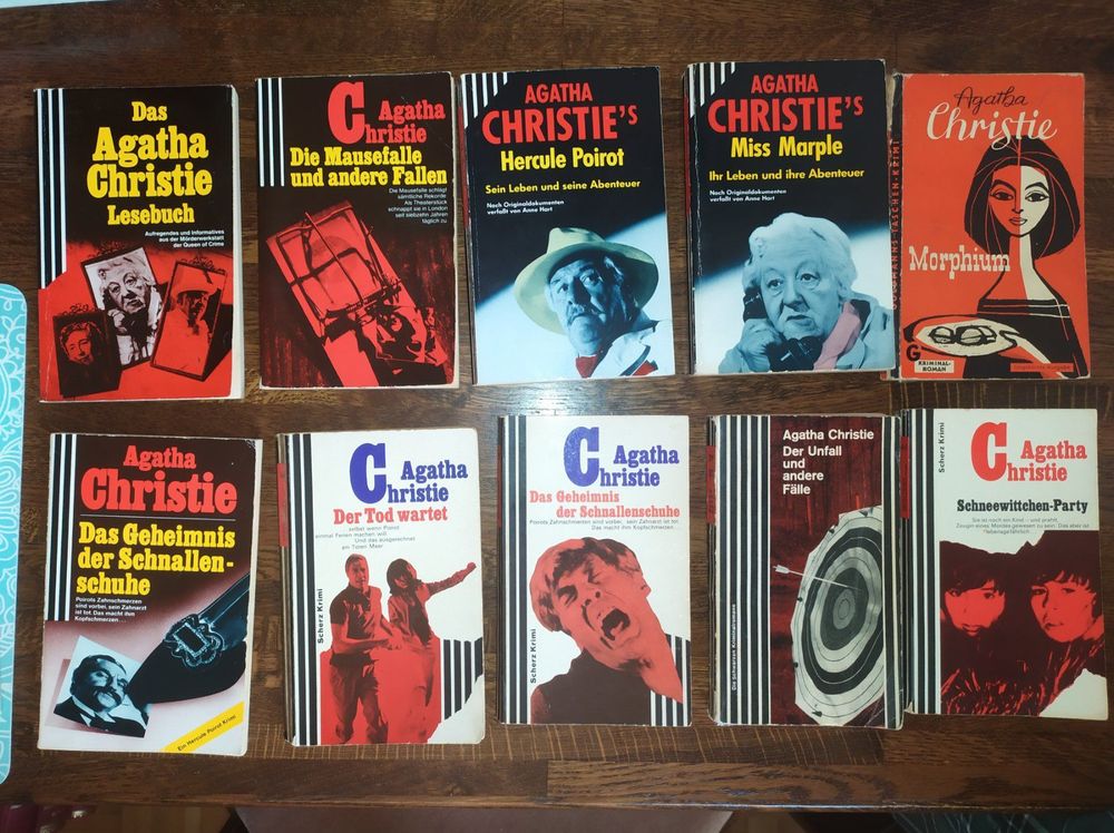 10x AGATHA CHRISTIE + 1x EDGAR WALLACE Gratis !! Vintage-LOT | Kaufen ...