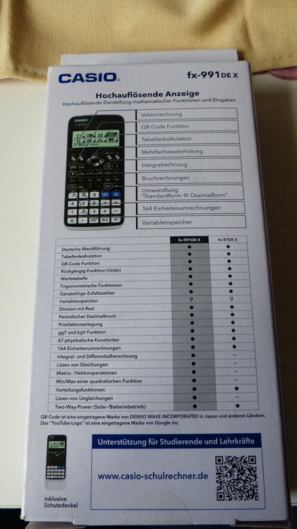 Casio fx-991DE X Taschenrechner (Neu und originalverpackt) in Zürich ...