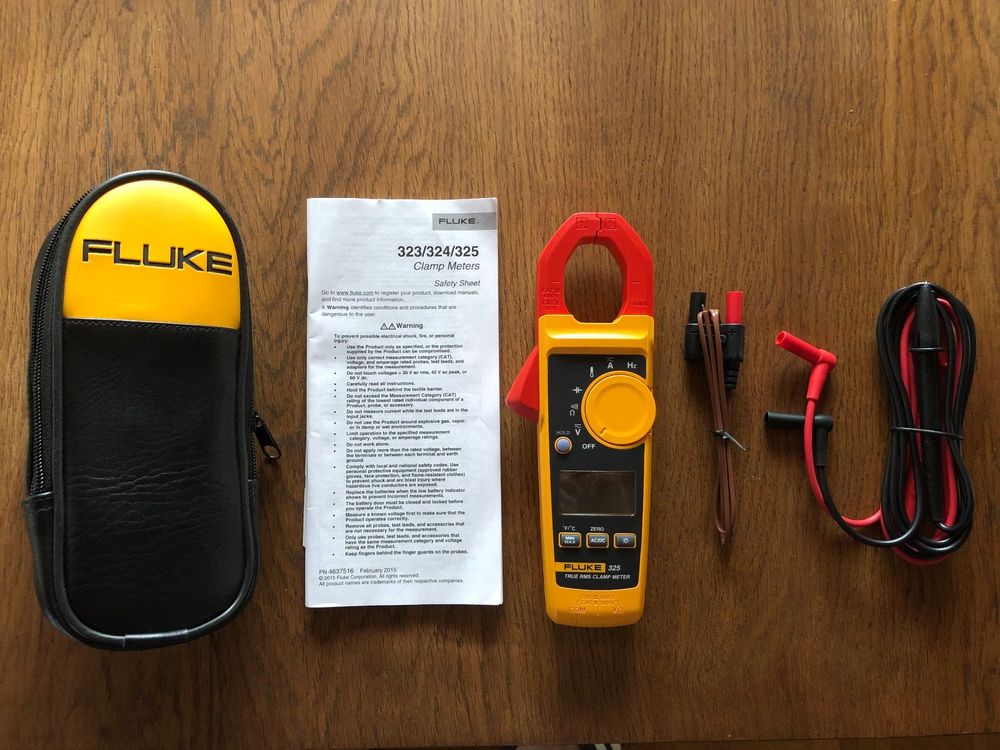 FLUKE 325 Strommmesszange Multimeter Digital (Neu (gemäss Beschreibung ...