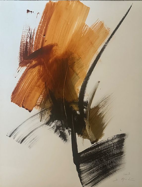 Daniel Agostini (1947) Abstrakte Mischtechnik (Gebraucht) in Root für CHF 19 – mit Lieferung auf ...