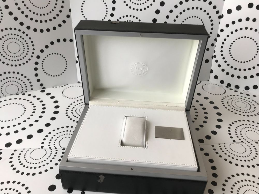 IWC ORIGINAL - WATCH CASE BOX ECRIN SCHACHTEL - BIG MODEL ! (Gebraucht ...