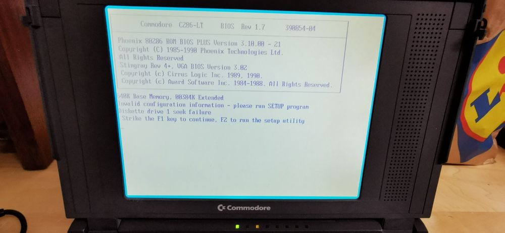 Commodore C286-LT Laptop, für Sammler | Kaufen auf Ricardo
