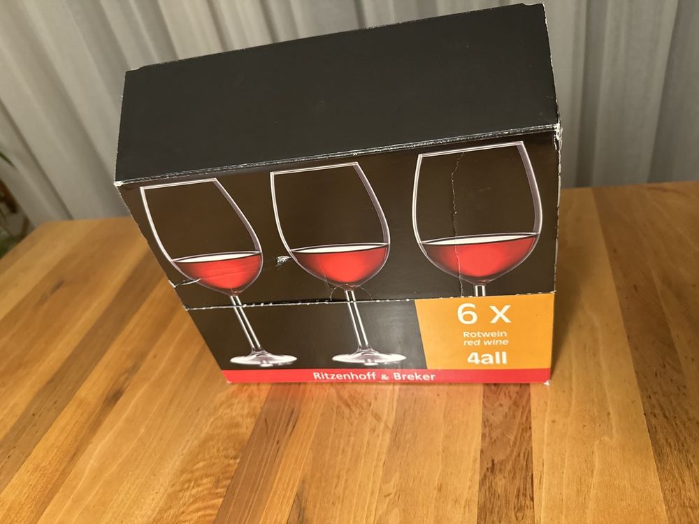 6 Rotwein Gläser (Neu (gemäss Beschreibung)) in Zürich für CHF 5 – nur ...