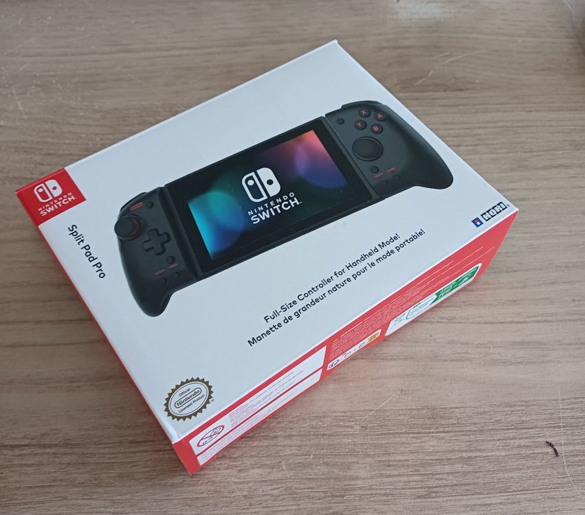 JOY-CON SPLIT PAD PRO HORI EN BOX IN OVP NINTENDO SWITCH (Neu (gemäss ...