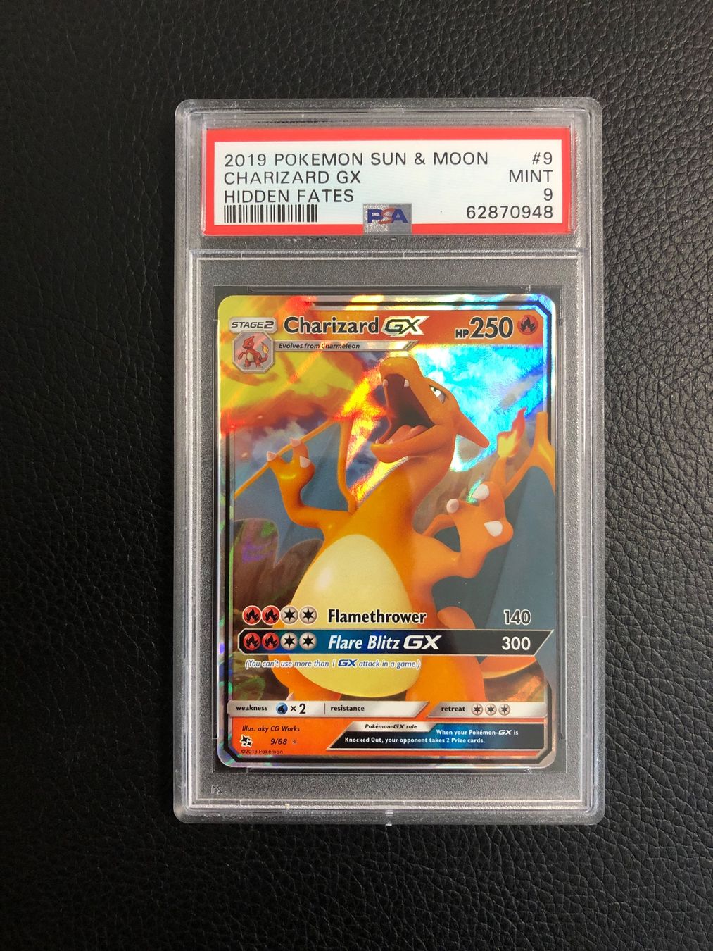Hidden Fates - Charizard GX 9/68 PSA 9 MINT Ab 1 (Gebraucht) in ...