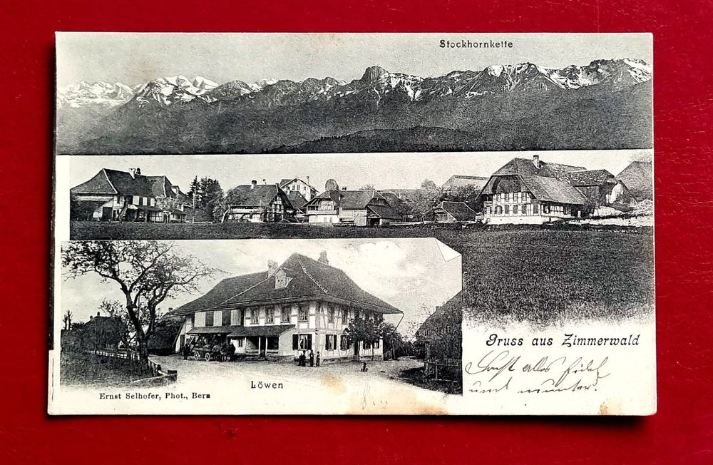 Zimmerwald - Dorfansicht - Rest. Löwen - 1907 (Gebraucht) in Rothrist für CHF 8.8 – mit ...