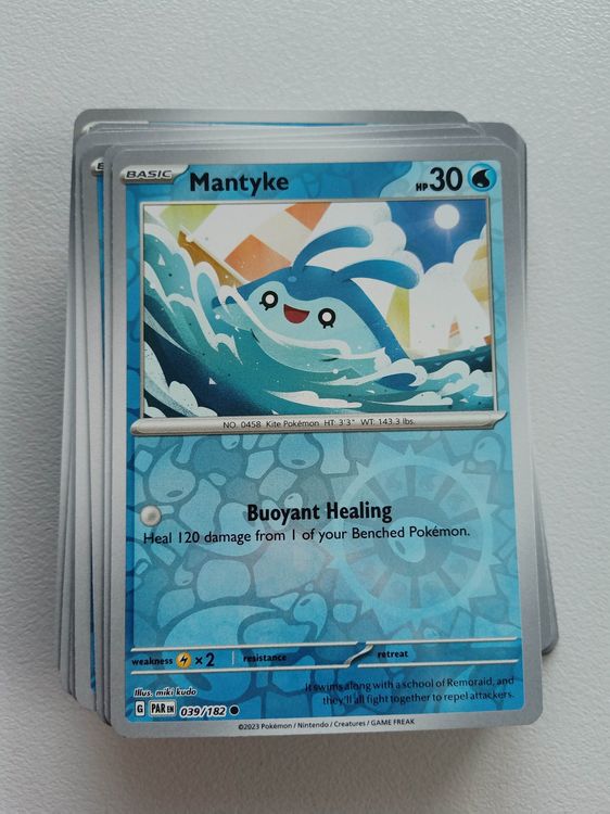 Mantyke Reverse Holo - Paradox Rift Pokemon | Kaufen auf Ricardo