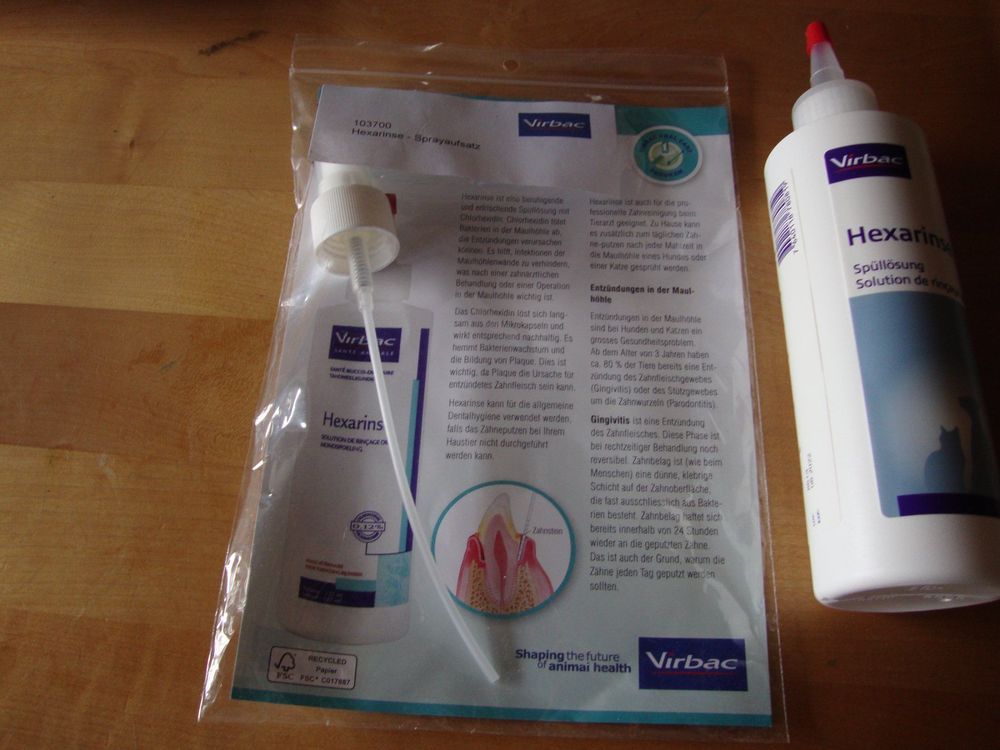 Hexarinse - Gesunde Maulhöhle Katze/Hund (Neu und originalverpackt) in ...