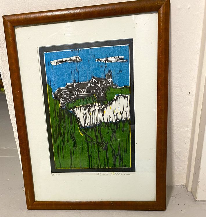 Kloster Mariastein - Lionol-/ Holzschnitt sign. R Gillieron (Gebraucht) in THERWIL für CHF 9 ...