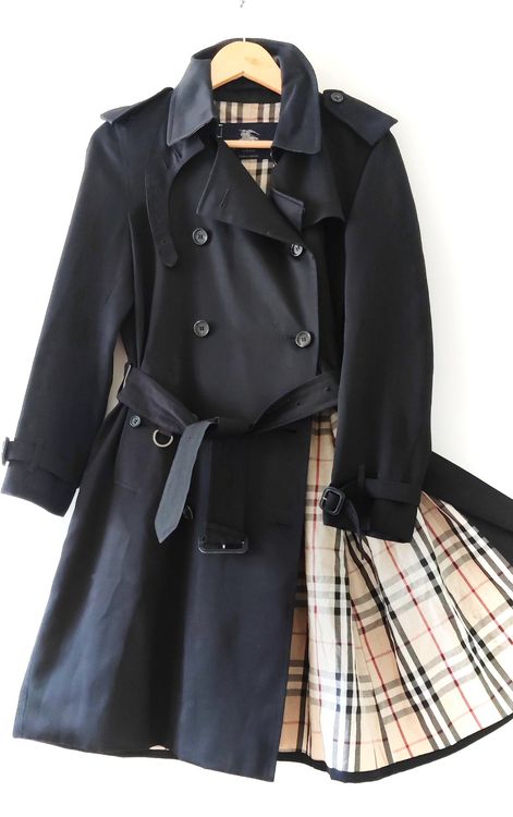 Burberry Mantel Schwarz Damen