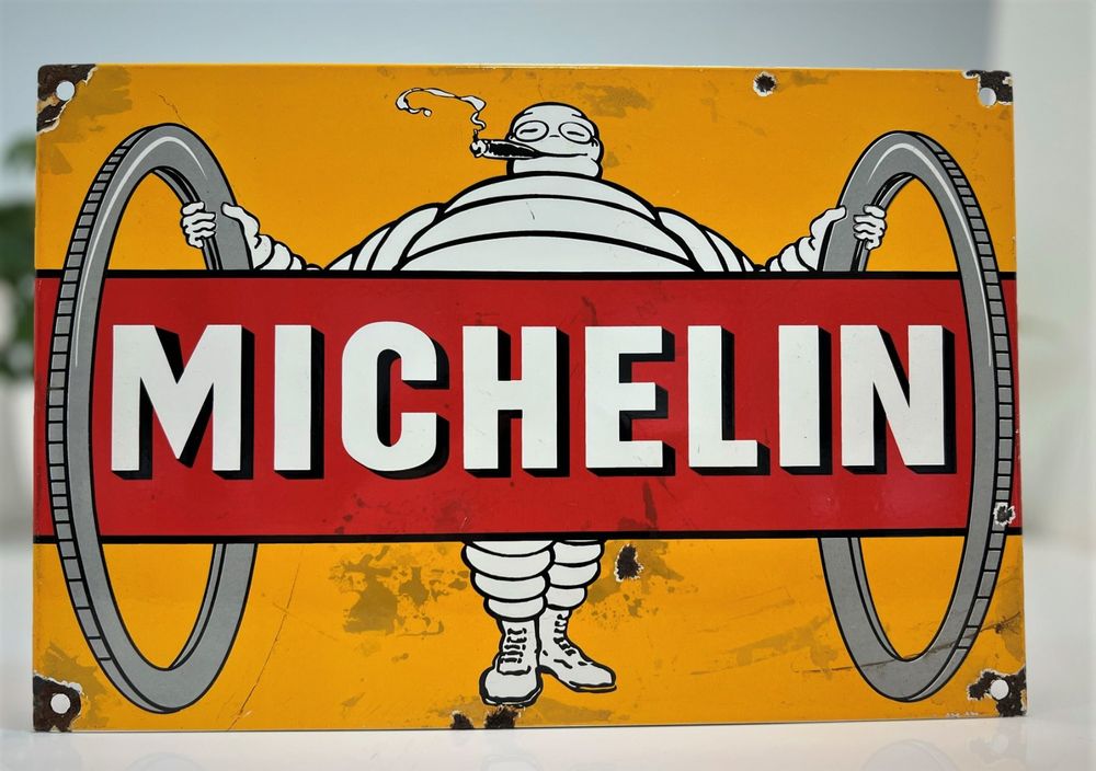 REKLAME EMAILSCHILD MICHELIN REIFEN | Kaufen auf Ricardo
