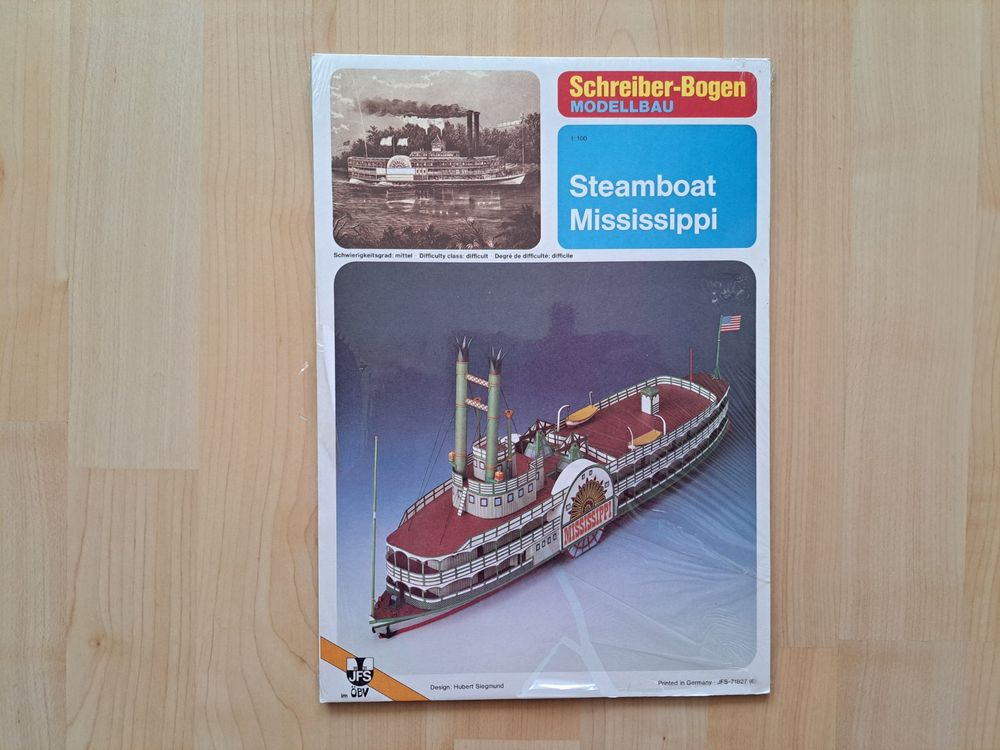 Bastelbogen "STEAMBOAT MISSISSIPPI" - Schreiber-Modellbau (Neu und ...