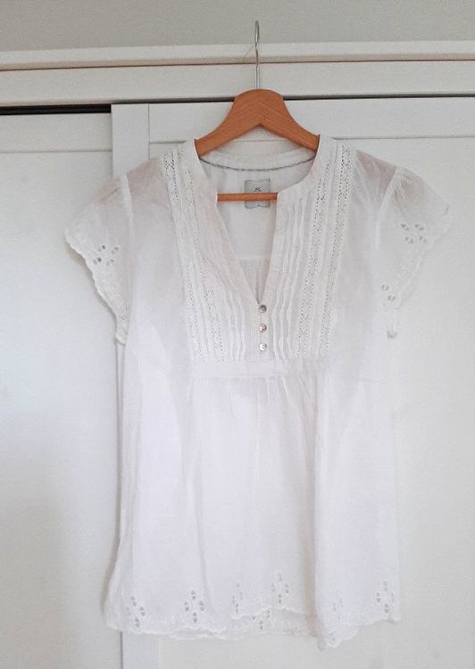 Weisse Bluse (Gr. S) | Kaufen auf Ricardo