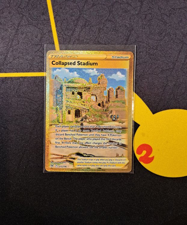 COLLAPSED STADIUM GOLD 215/196 LOST ORIGIN POKEMON KARTE (Gebraucht) in ...