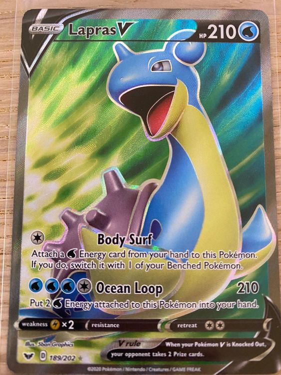 Pokemon Lapras V Full Art | Kaufen auf Ricardo
