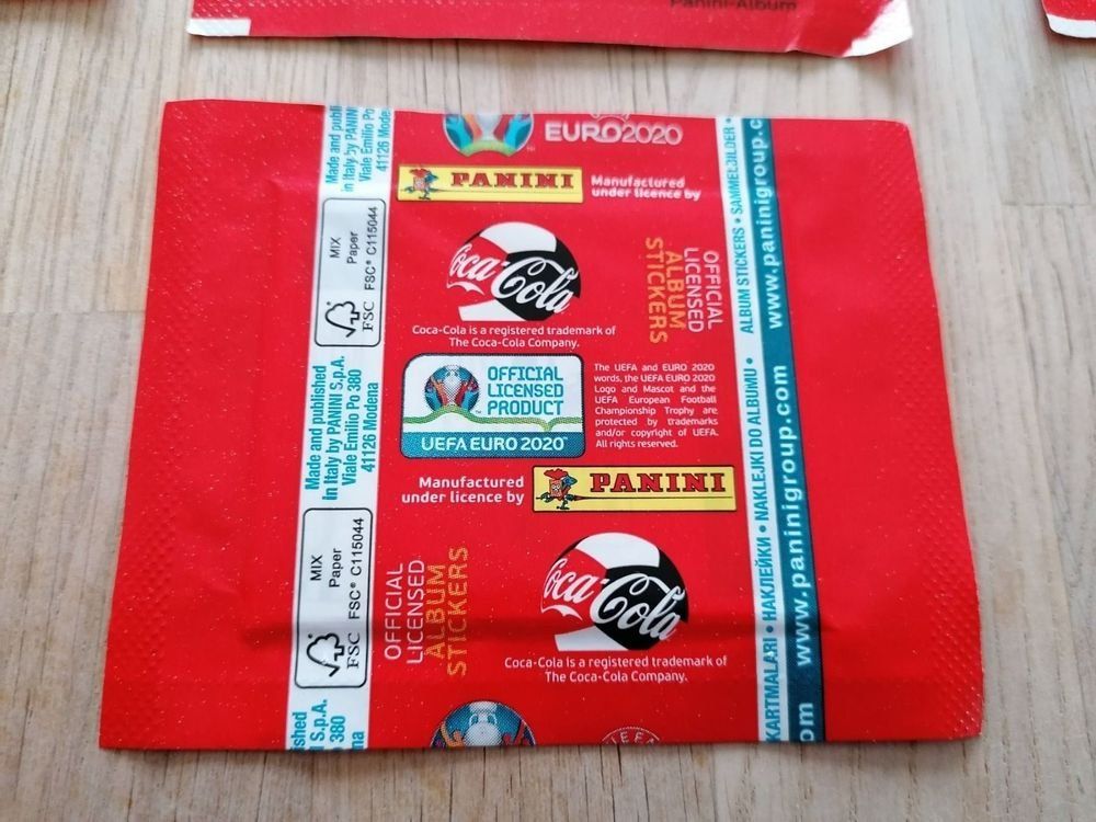 Panini Box EM 2020 Swiss Pearl Coca Cola 100 Tüten OVP (Neu und ...