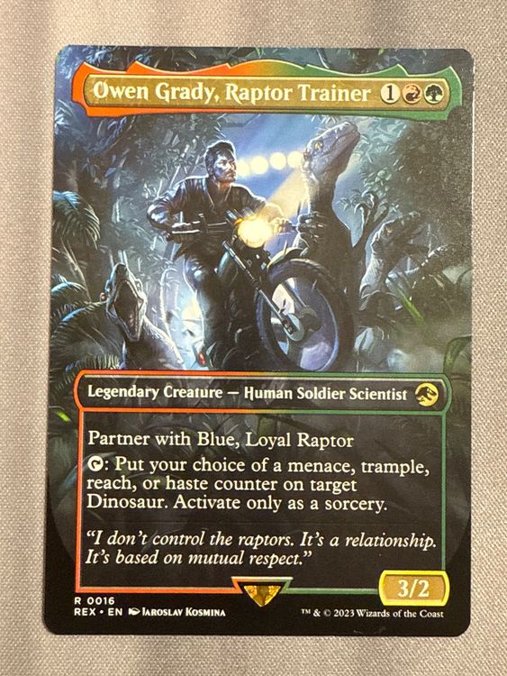 Owen Grady, Raptor Trainer Variant 0016 Ixalan (Neu (gemäss ...