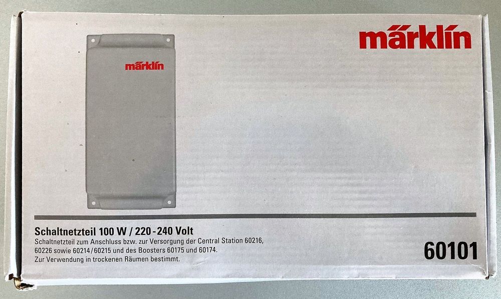 Märklin 60101 & 191724 Schaltnetzteil & Entstörset CS 2/3 (Gebraucht ...