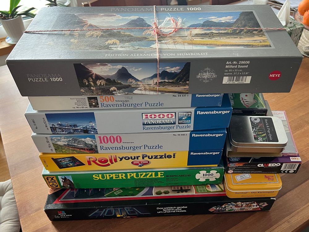 grosse Sammlung Puzzle & Spiele (ca. 10 Stk.) | Kaufen auf Ricardo