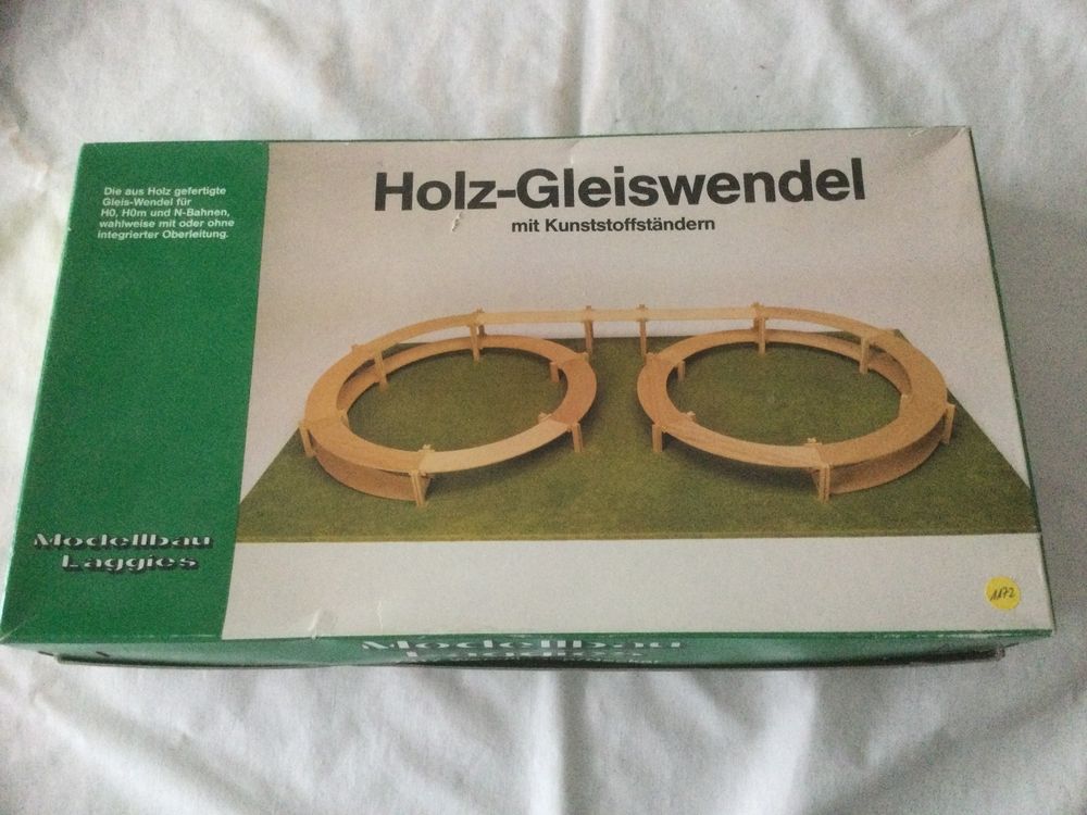 LAGGIES Holz-Gleiswendel Nr. 19236, Modellbau, HO (Neu und ...