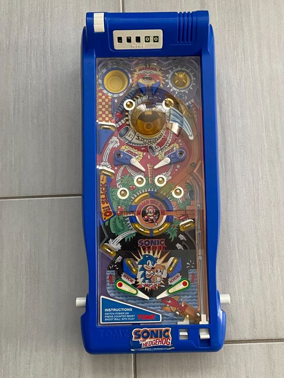 Tomy Sonic The Hedgehog 1992 Electronic Pinball Machine Sega (Gebraucht ...