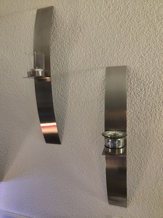 Wand Deko für Teelichter Total 4 Stk top ca 45 cm hoch... (Gebraucht) in Bellach für CHF 9.9 ...