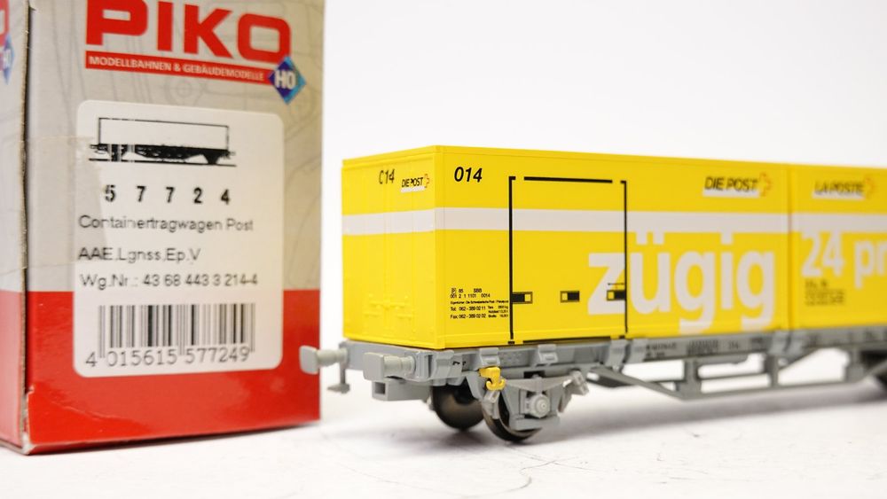 e24 Piko 57724 SBB Containerwagen Post (Gebraucht) in Thun für CHF 25.9 ...