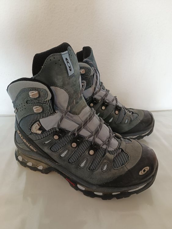 Salomon Quest 4D Contagrip Wanderboots Gr 38 Damen grau (Gebraucht) in ...