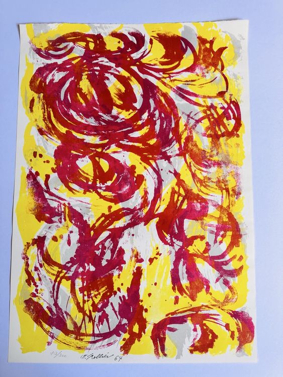 lithographie Charles Rollier, signée & numérotée 1964 (D'occasion) à ...
