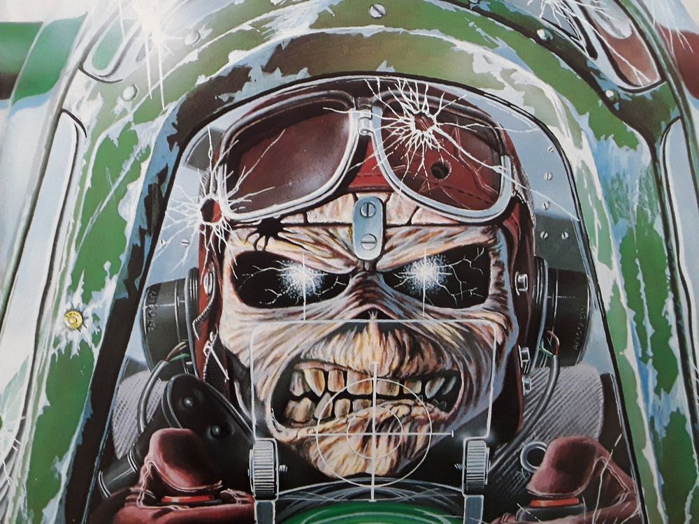 IRON MAIDEN _ Poster _ Aces High _ 1985 (D'occasion) à Uerikon pour CHF ...