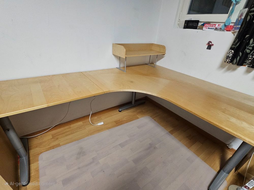 IKEA Galant Ecke Schreibtisch / Corner Desk + Regal 2m | Kaufen auf Ricardo